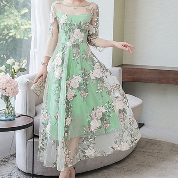 Anthropologie | Dresses | Anthropologie X Vicky And Lucas Floral ...